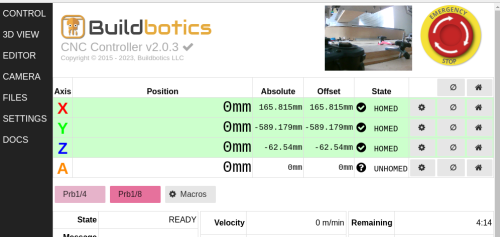 Probing to set CNC offsets